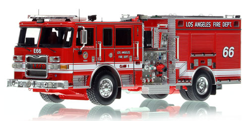 First 4 LAFD Pierce Engines just released - Fire Replicas