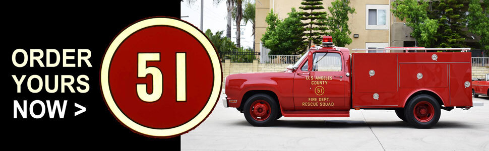 Fire Truck Emergency Tv Show EMERGENCY! 3 Piece Set: Engine 51 | Squad