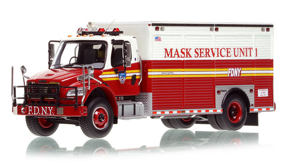 Fire Replicas FDNY 2015 Freightliner M2/Seagrave Mask Service Unit 1