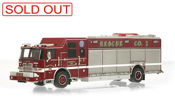 Fire Replicas Milwaukee Fire Department Rescue 2 Scale Model
