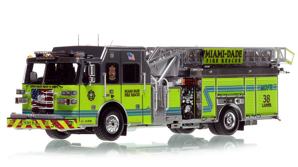 Fire Replicas 1:50 scale model of Miami-Dade Fire Rescue 2021 Sutphen ...