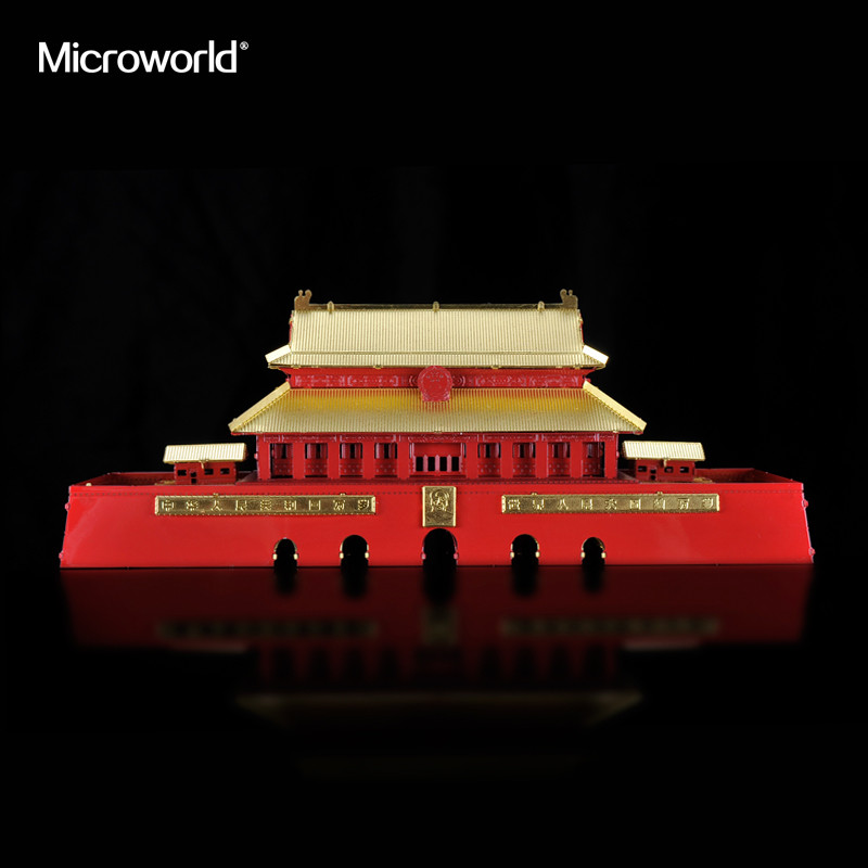 Tiananmen - DIY Metal Model Kit | Microworld - Tri-M Specialty Products