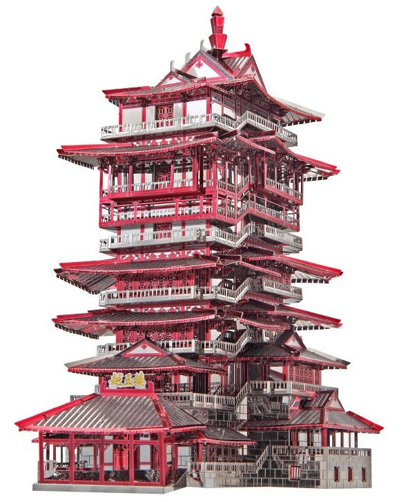 Yuewang Tower Metal Model Kit | Piececool - Tri-M Specialty Products