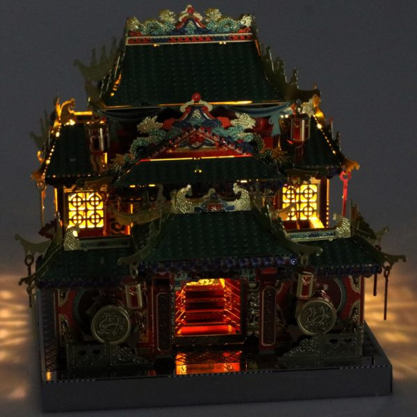 China Town Gongfu (Kung Fu) Building Metal Model Kit [Includes LEDs ...