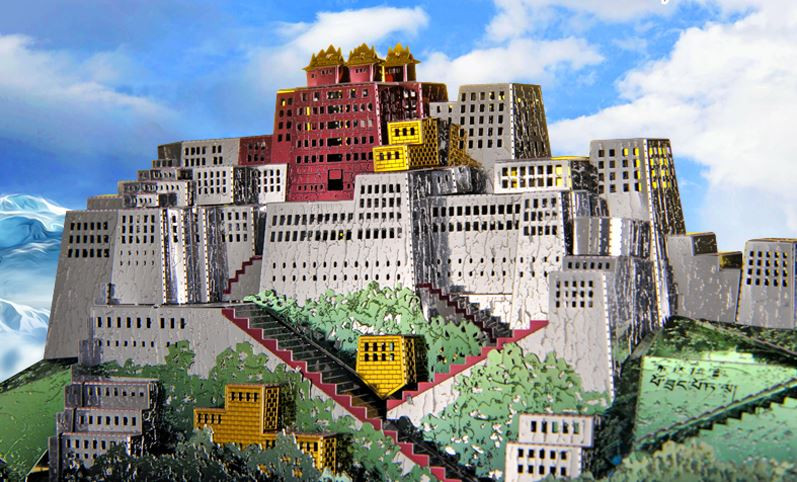 "Potala Palace" Metal Model Kit | Microworld - Tri-M Specialty Products