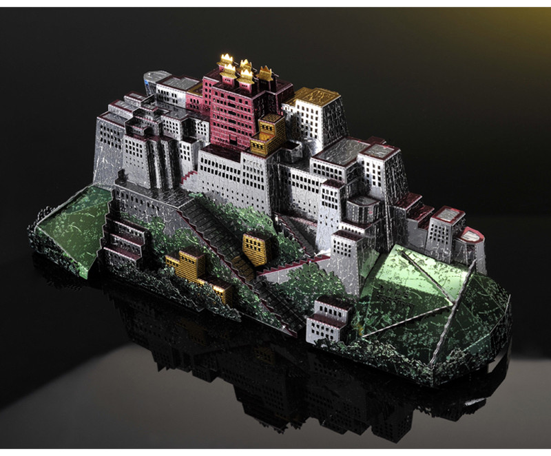 "Potala Palace" Metal Model Kit | Microworld - Tri-M Specialty Products