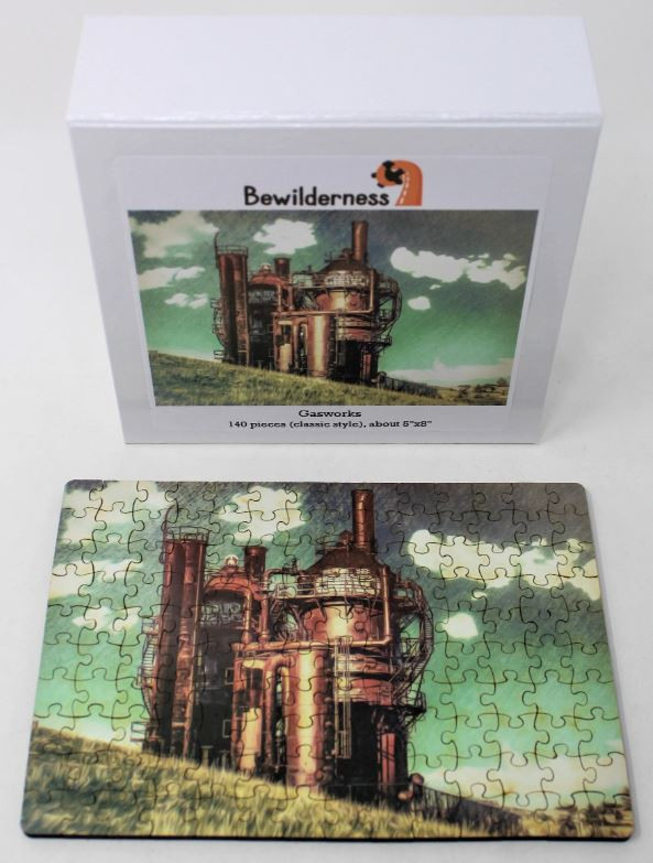 "Gas Works" 140 Piece *Classic Cut* Wooden Jigsaw Puzzle | Bewilderness ...