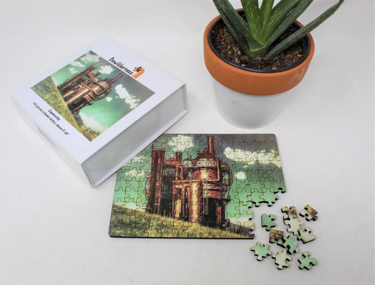 "Gas Works" 140 Piece *Classic Cut* Wooden Jigsaw Puzzle | Bewilderness ...