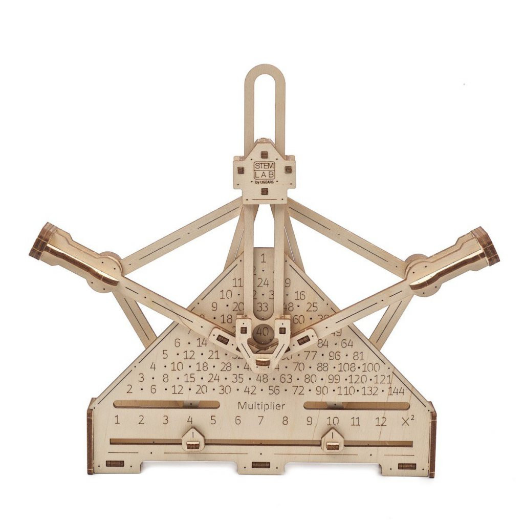 "Arithmetic: Addiator & Multiplier" STEM Lab Mechanical Wooden Model ...