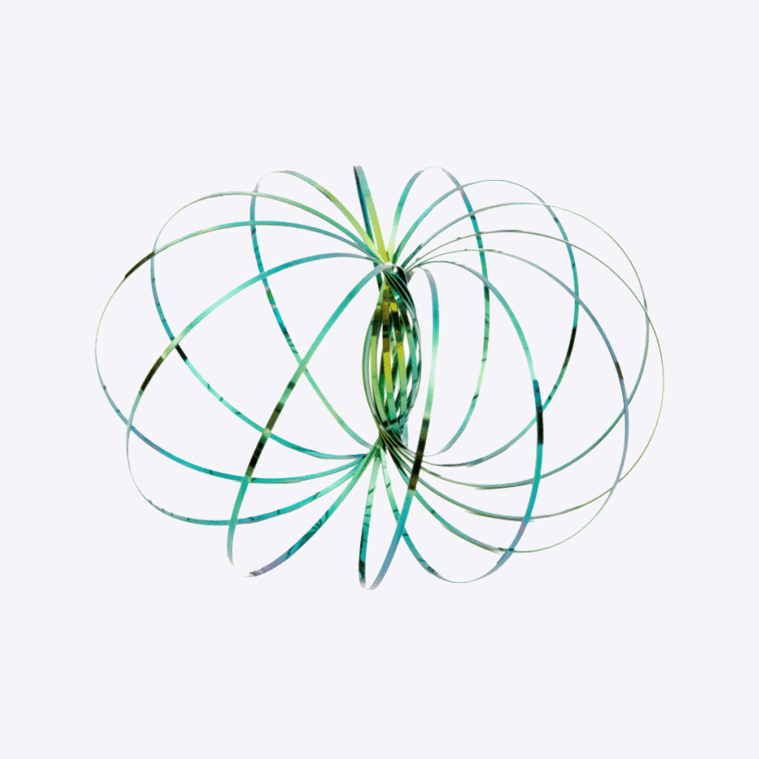 "Mozi Flow Ring" Mesmerizing Arm Spinner Toy | Fun In Motion - Tri-M ...