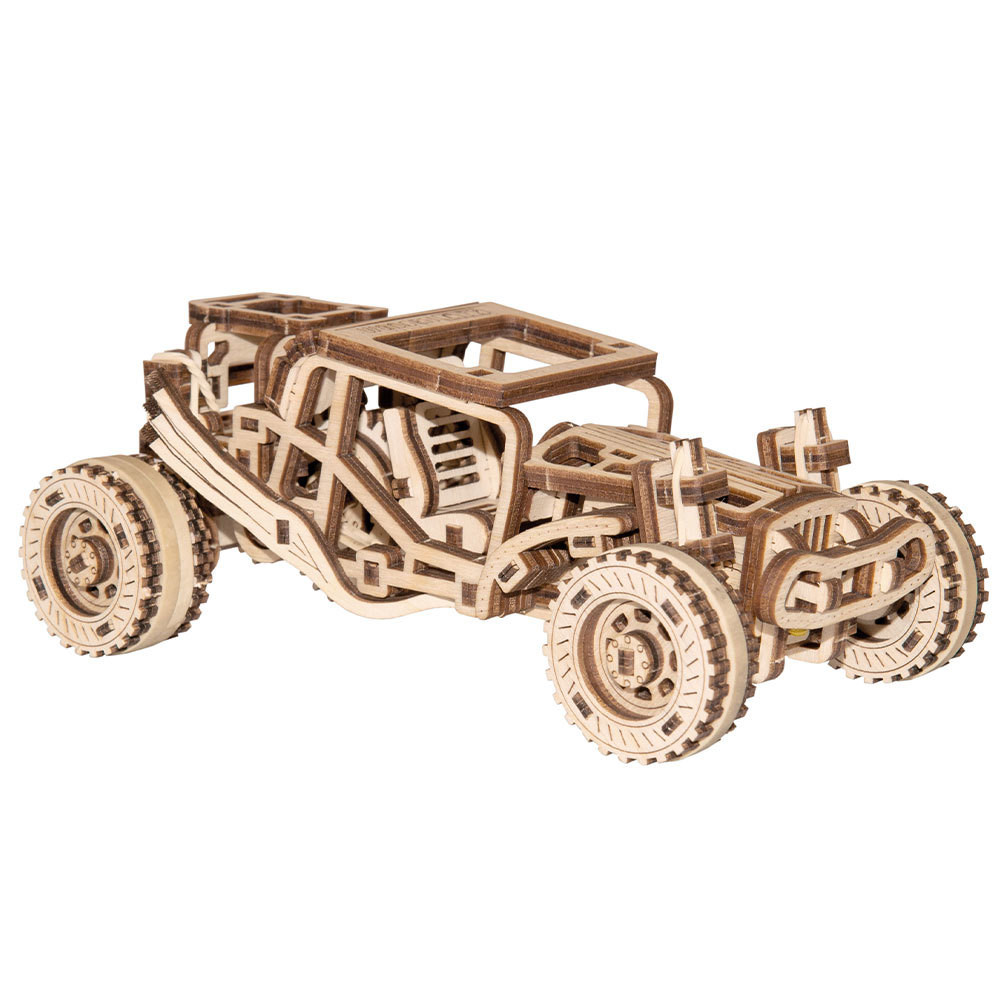 "Buggy" Mechanical Wooden Model Kit | Wooden City - Tri-M Specialty ...