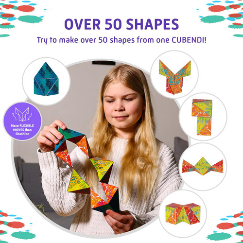 "Twist" Magnetic Transforming Origami Cube | Cubendi - Tri-M Specialty ...