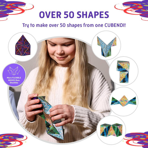 "Ring" Magnetic Transforming Origami Cube | Cubendi - Tri-M Specialty ...