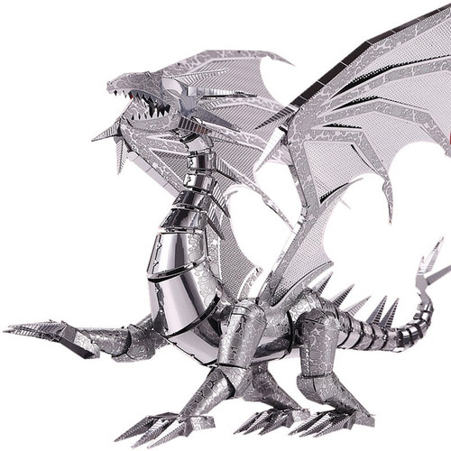 "Silver Dragon" Metal Model Kit | Piececool - Tri-M Specialty Products