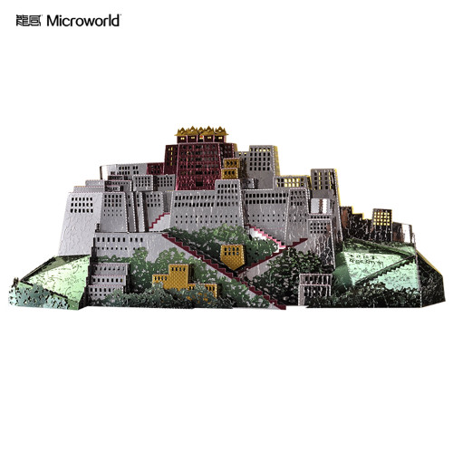 "Potala Palace" Metal Model Kit | Microworld - Tri-M Specialty Products