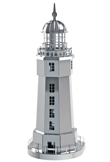 "Sailor's Companion" Lighthouse Mechanical Metal Model Kit | Metal Time ...
