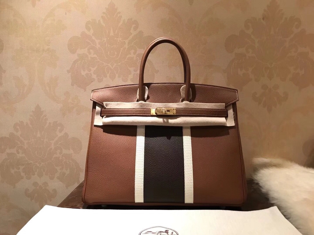 Hermès Birkin 35 Smiley Tote Bag Green - BVPRIVE