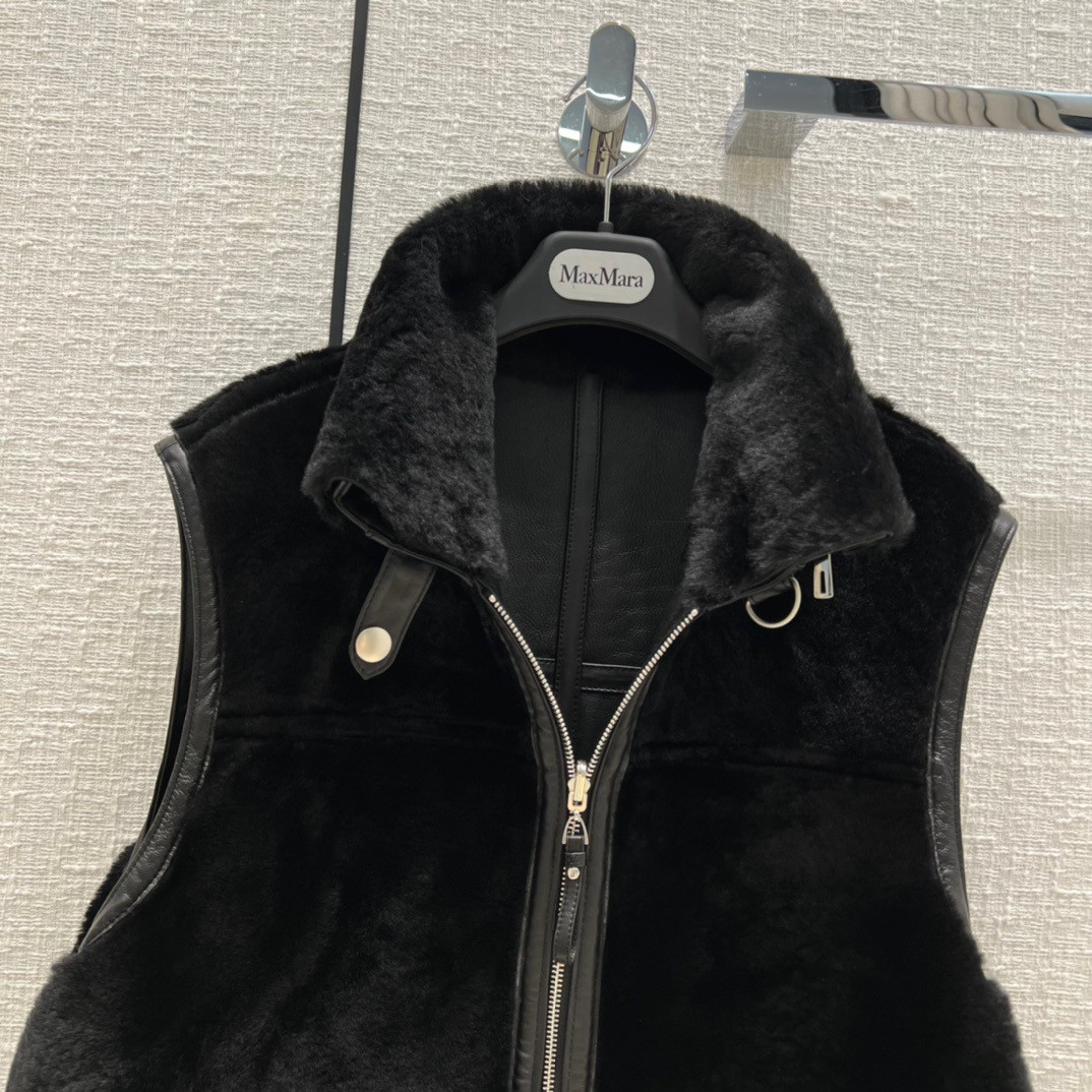 Hermès Reversible long leather vest - BVPRIVE