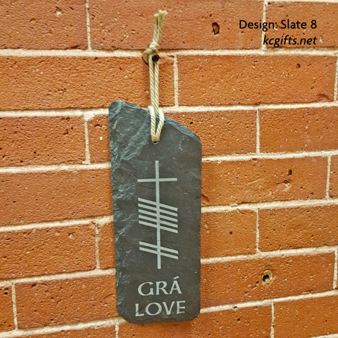 Personalized Engraved Slate Family Name Sign