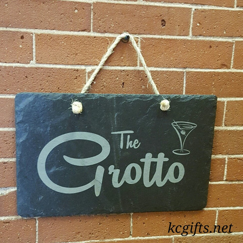 Engraved Slate Sign - Grotto Sign
