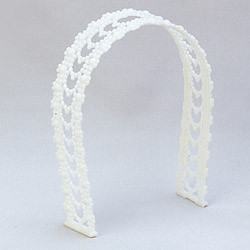 4.5" White Plastic Wedding Arches - Pack of 288 Arches - CB Flowers ...