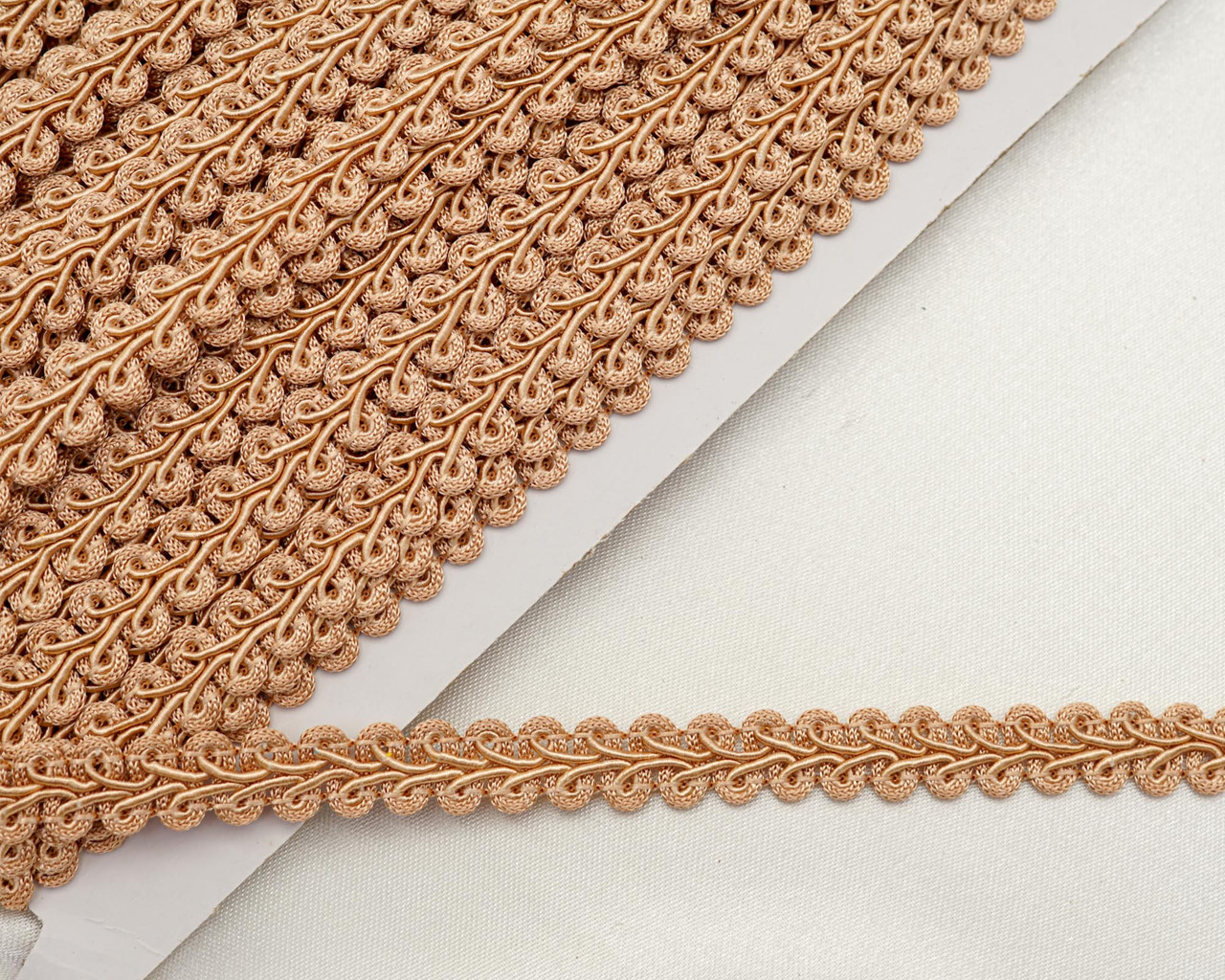 1/2" x 15 Yards Tan Gimp Braid - 5 Packs Gimp Braid Trim - CB Flowers ...