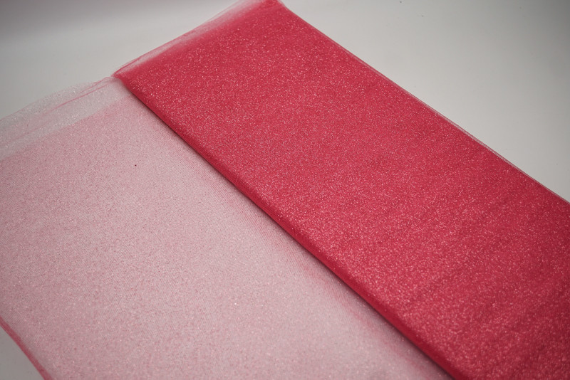 54"x10 yards (30FT) Hot Pink Glitter Tulle Bolt - CB Flowers & Crafts