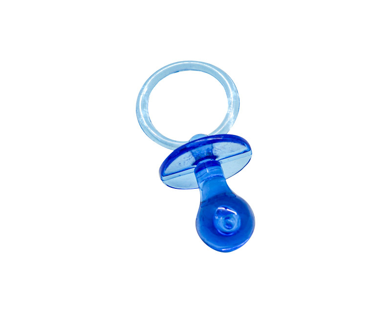 2.5" Royal Blue Transparent Plastic Baby Shower Pacifier - Pack of 36 ...