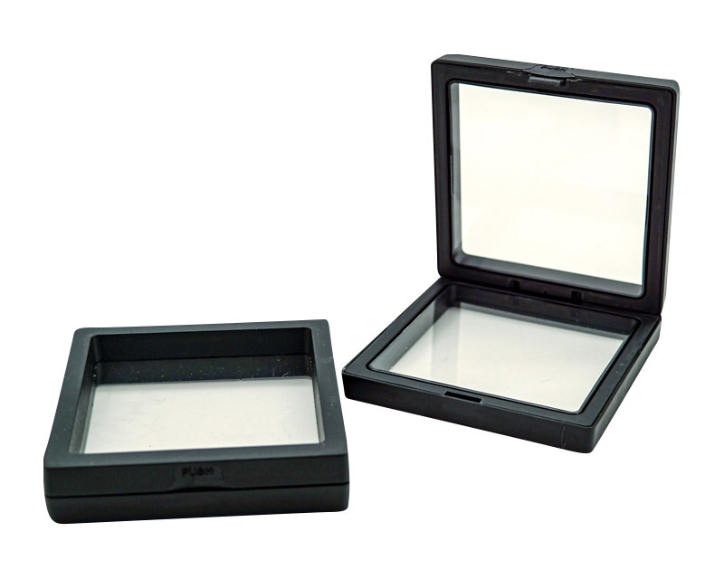 3 1/2" Black Jewelry Suspension Storage Box - Pack of 10 Floating ...