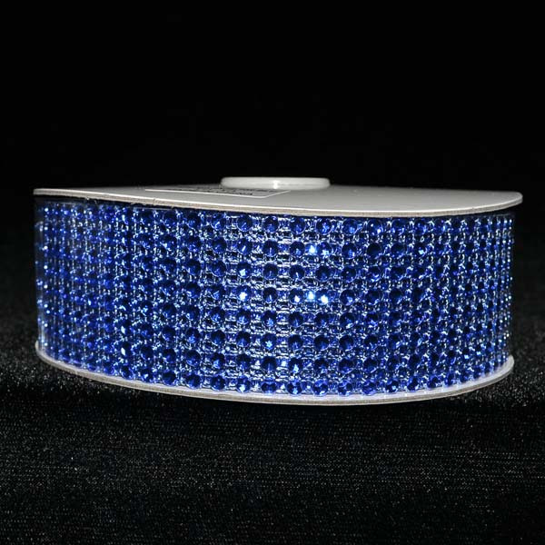 1.5" x 10 Yards Pink Diamond Mesh Ribbon - 5 Rolls of Rhinestone Bling ...