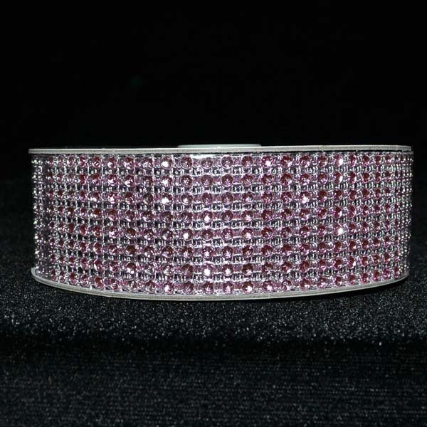 1.5" x 10 Yards Pink Diamond Mesh Ribbon - 5 Rolls of Rhinestone Bling ...