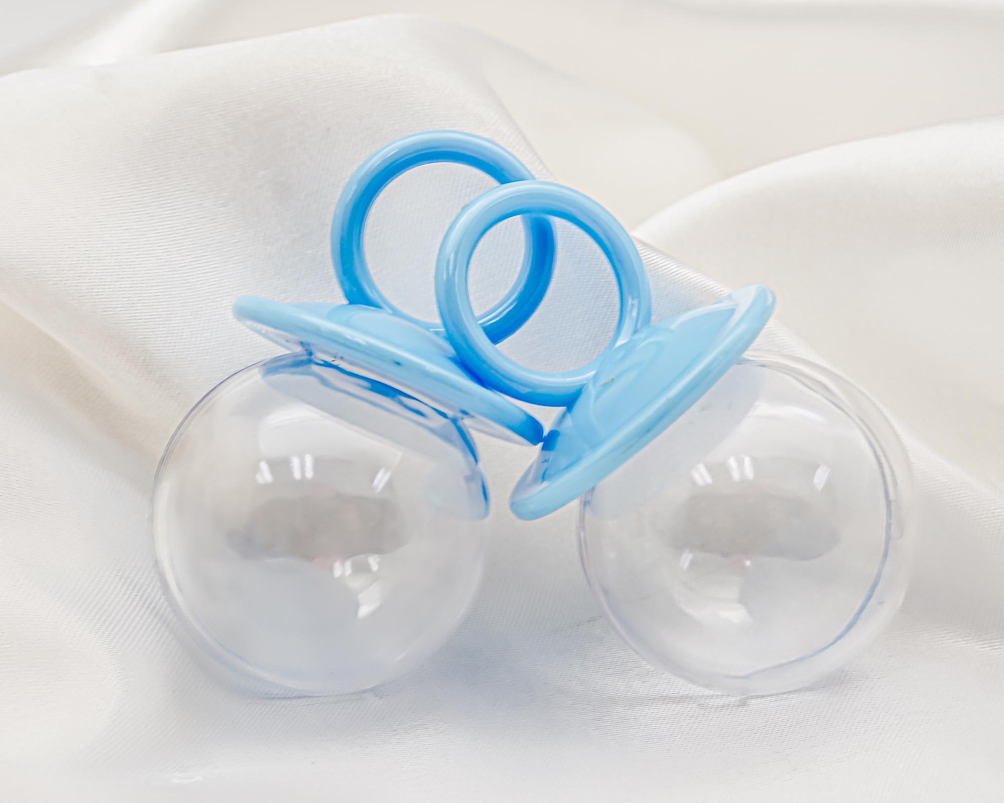 3" Blue Fillable Baby Shower Pacifier Candy Favor Box - Pack of 12 - CB ...