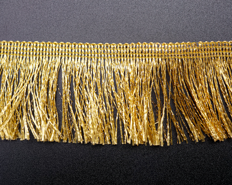 2" x 10 Yards Gold Fringe Trim - Pack of 5 - CB Flowers & Crafts