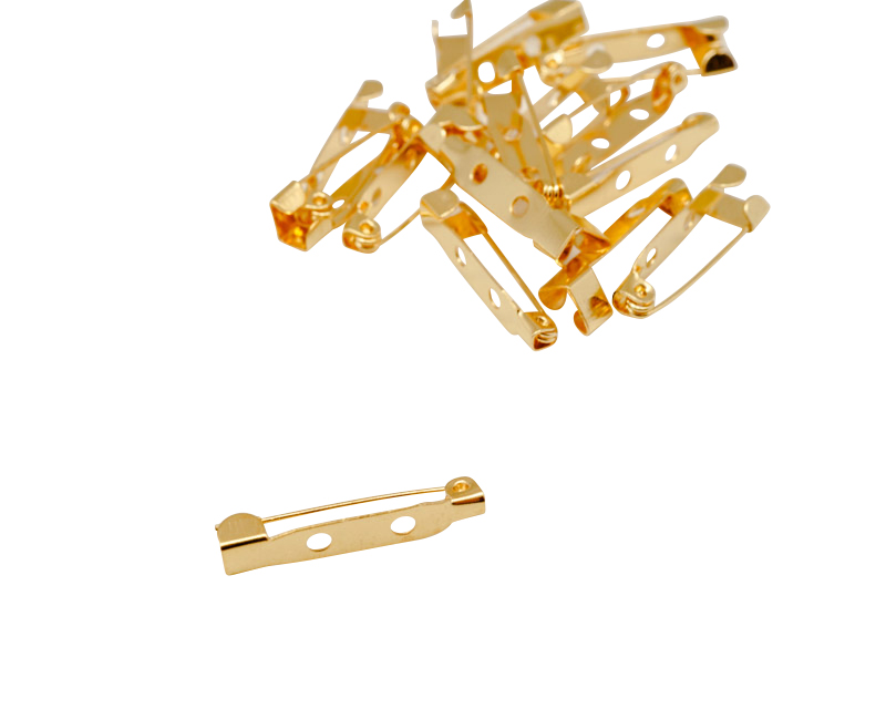 Wholesale Gold Brooch Back Safety Catch Bar Pins - Pack of 1000 Pieces ...