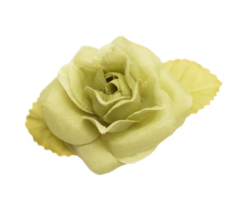 2" Sage Green Dry Single Rose Silk Flowers with Plastic Base - Pack of ...