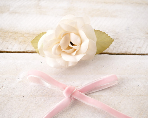 1/4" x 50 Yards Pink Velvet Ribbon - CB Flowers & Crafts