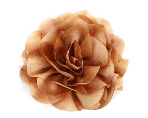 5" Tan Silk Hair Flower - Pack of 12 - CB Flowers & Crafts