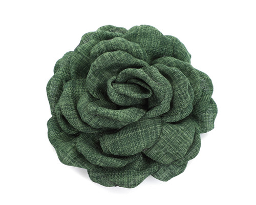 4" Hunter Cotton Hair Flower - Pack of 12 - CB Flowers & Crafts