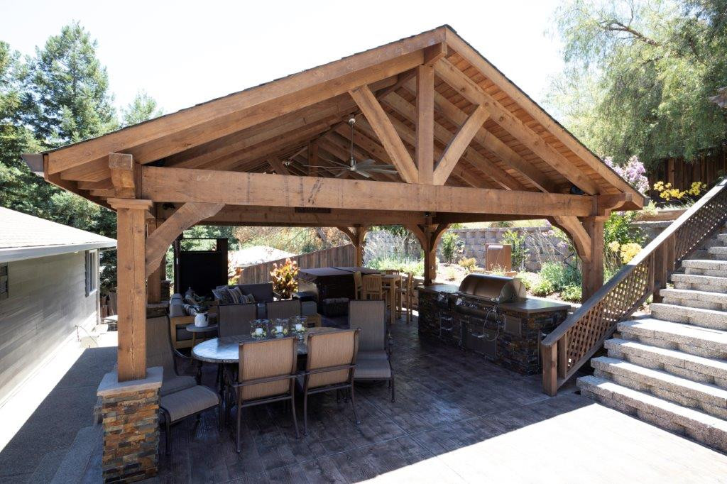 20x29 Grand Cedar Pavilion - PergolaKitsUSA.com