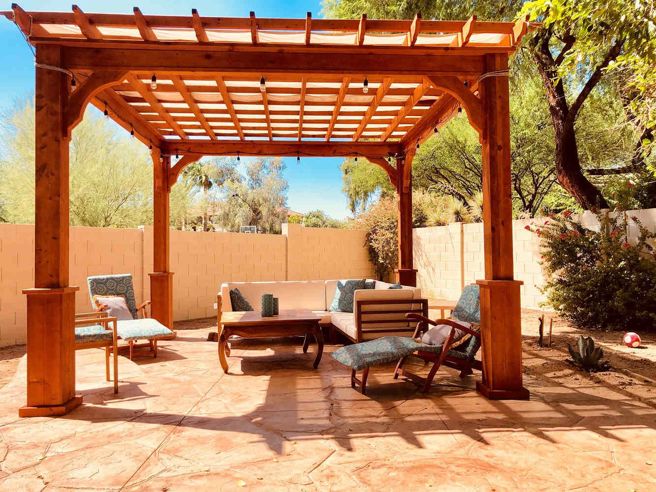 10x18 classic cedar - PergolaKitsUSA.com