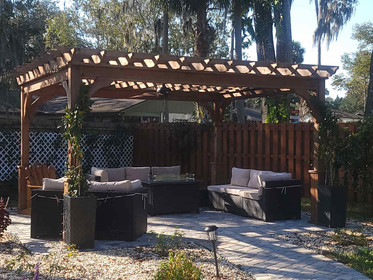 12x14 Serenity Cedar Pergola - PergolaKitsUSA.com