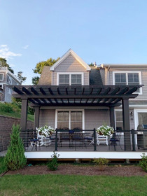 14x20 Fiberglass Freestanding with Infinity Canopy - PergolaKitsUSA.com