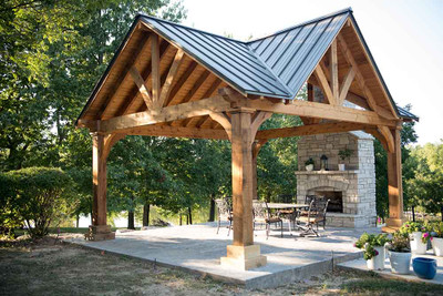Triple Gable Grand Cedar - PergolaKitsUSA.com