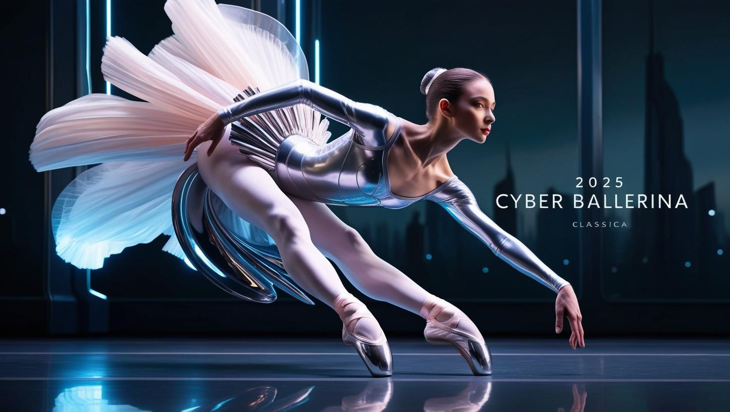 Cyber Ballerina: Merging Ballet Elegance with Futuristic Fashion in ...