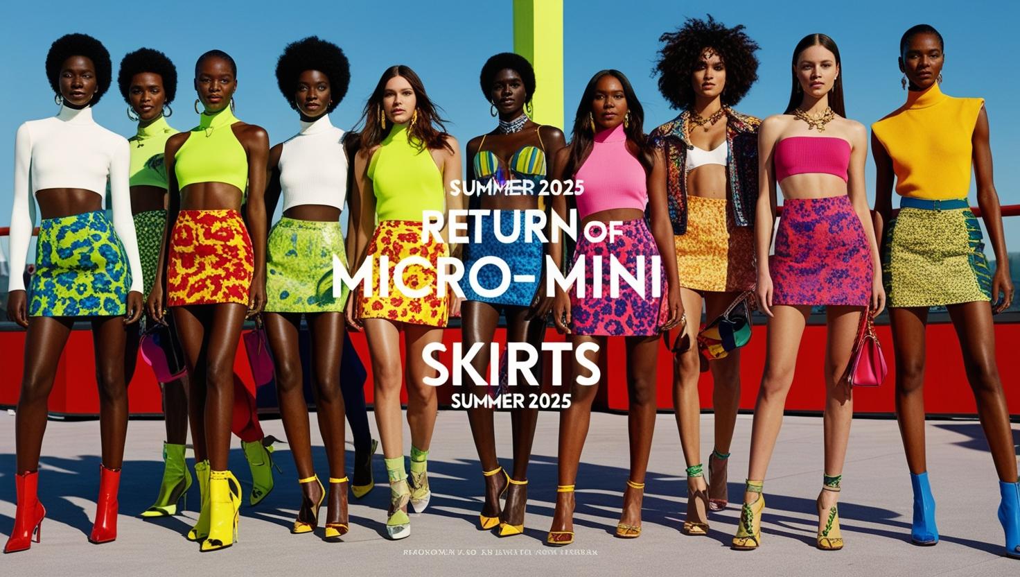 Micro-Mini Skirts Make a Bold Return for Summer 2025 - Grrly Grrls