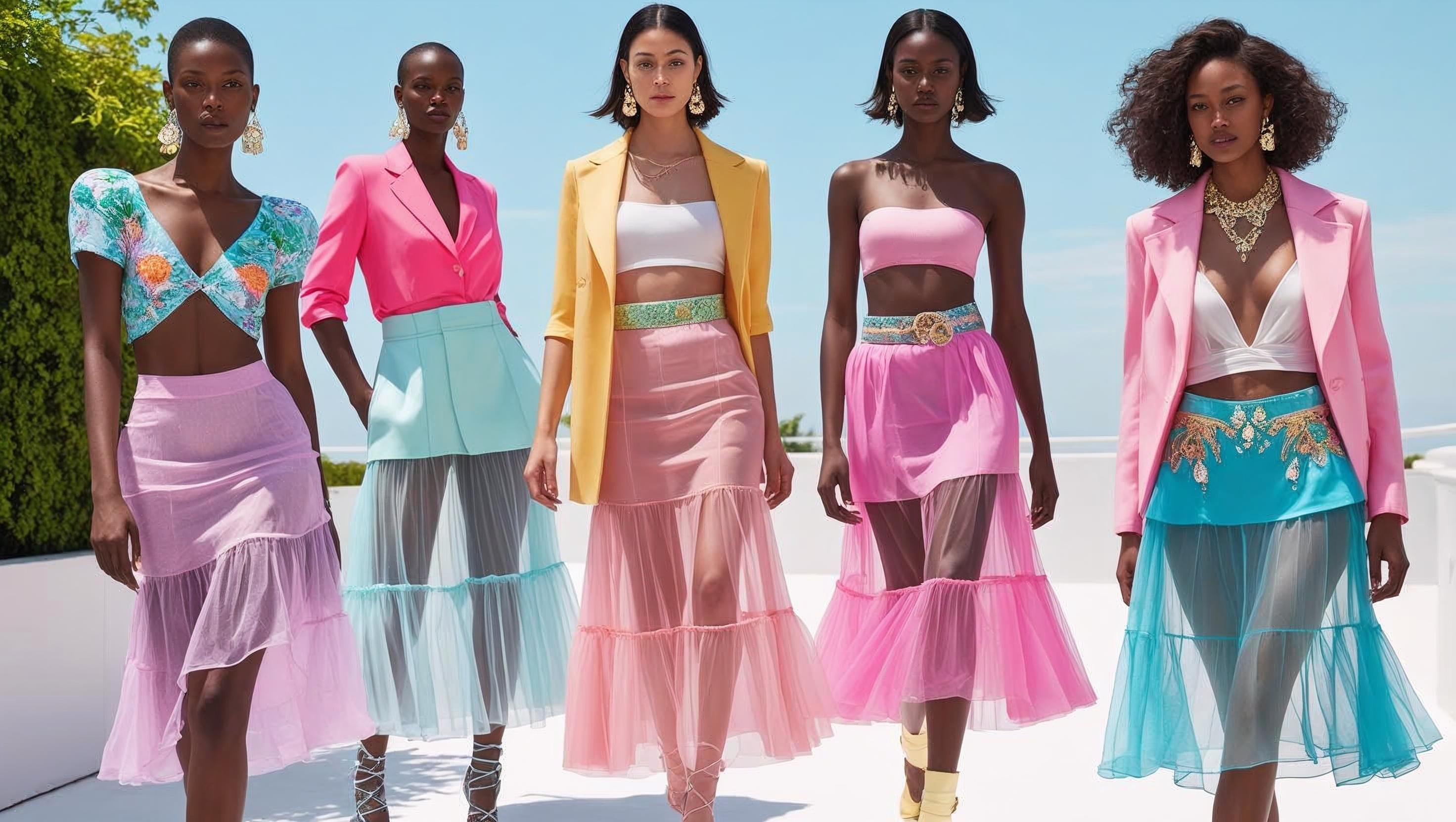 Sheer Skirts: The Must-Have Trend for Spring/Summer 2025 - Grrly Grrls