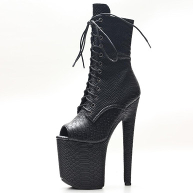 Dominion Stiletto Platform Boots - Grrly Grrls