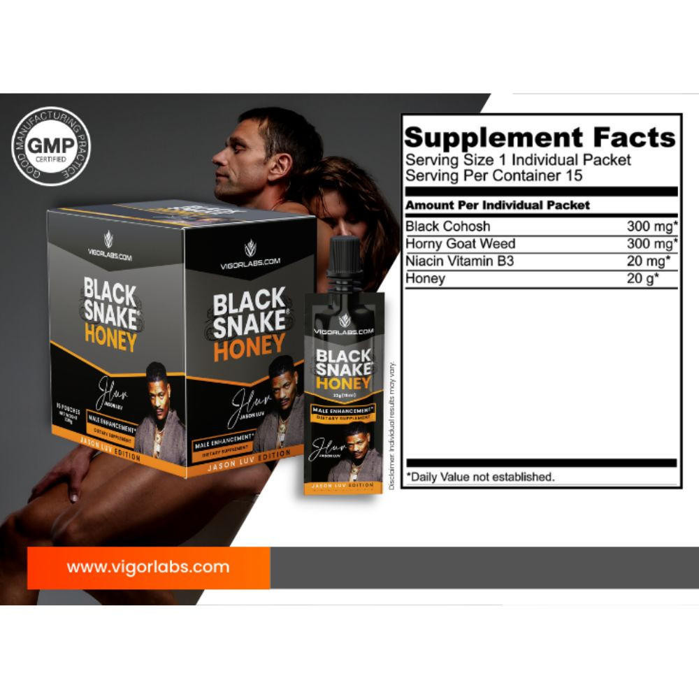 Jason Luv Edition Black Snake Honey Performance Enhancer