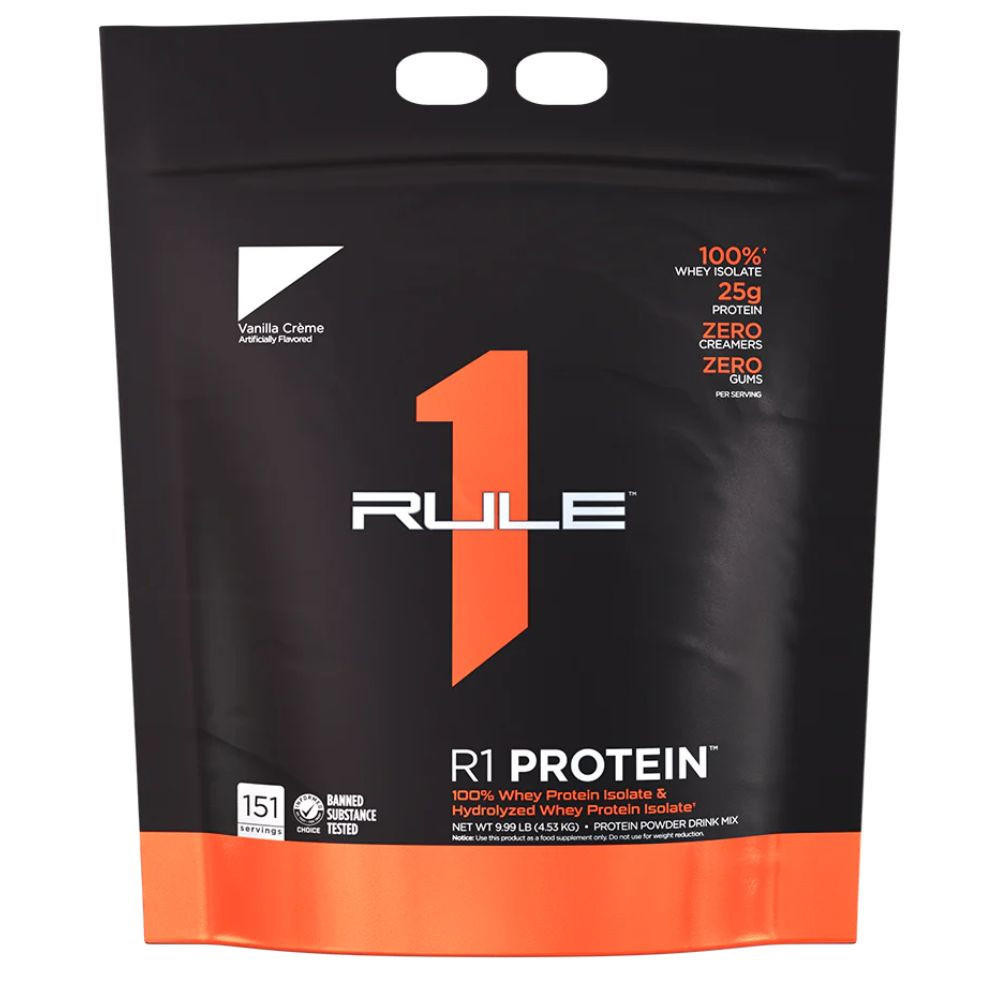 Rule 1 Whey Protein Isolate 10 lbs - Best Price Nutrition