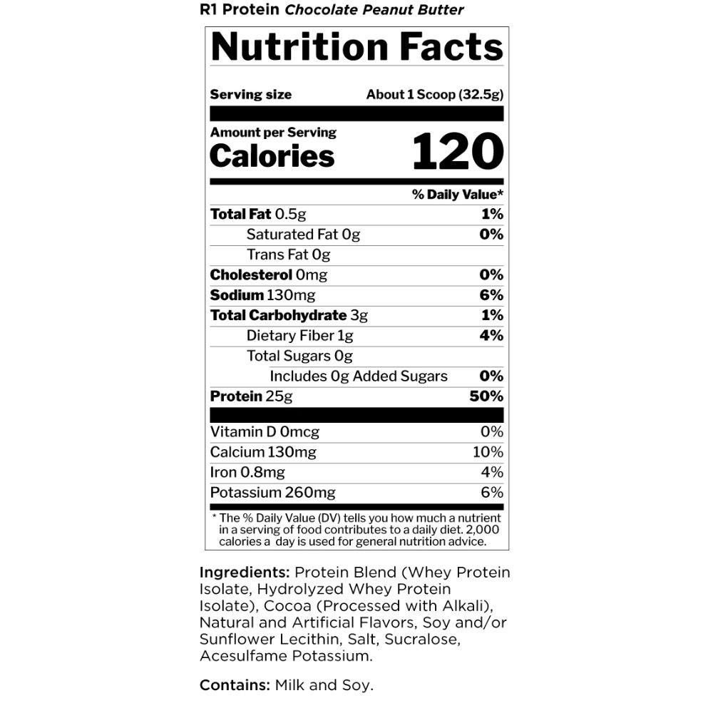 Rule 1 Whey Protein Isolate 10 lbs - Best Price Nutrition